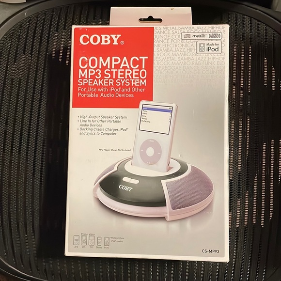 coby | Portable Audio & Video | Nib Coby Compact Mp3 Stereo Speaker ...